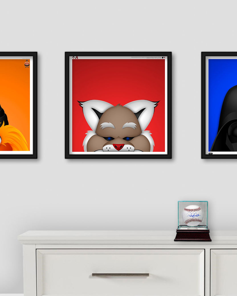 Minimalist D. Baxter the Bobcat Arizona Diamondbacks - S. Preston – S ...