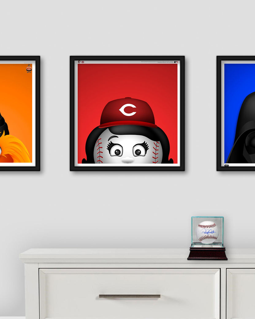 Minimalist Rosie The Red Cincinnati Reds - S. Preston – S. Preston Art ...
