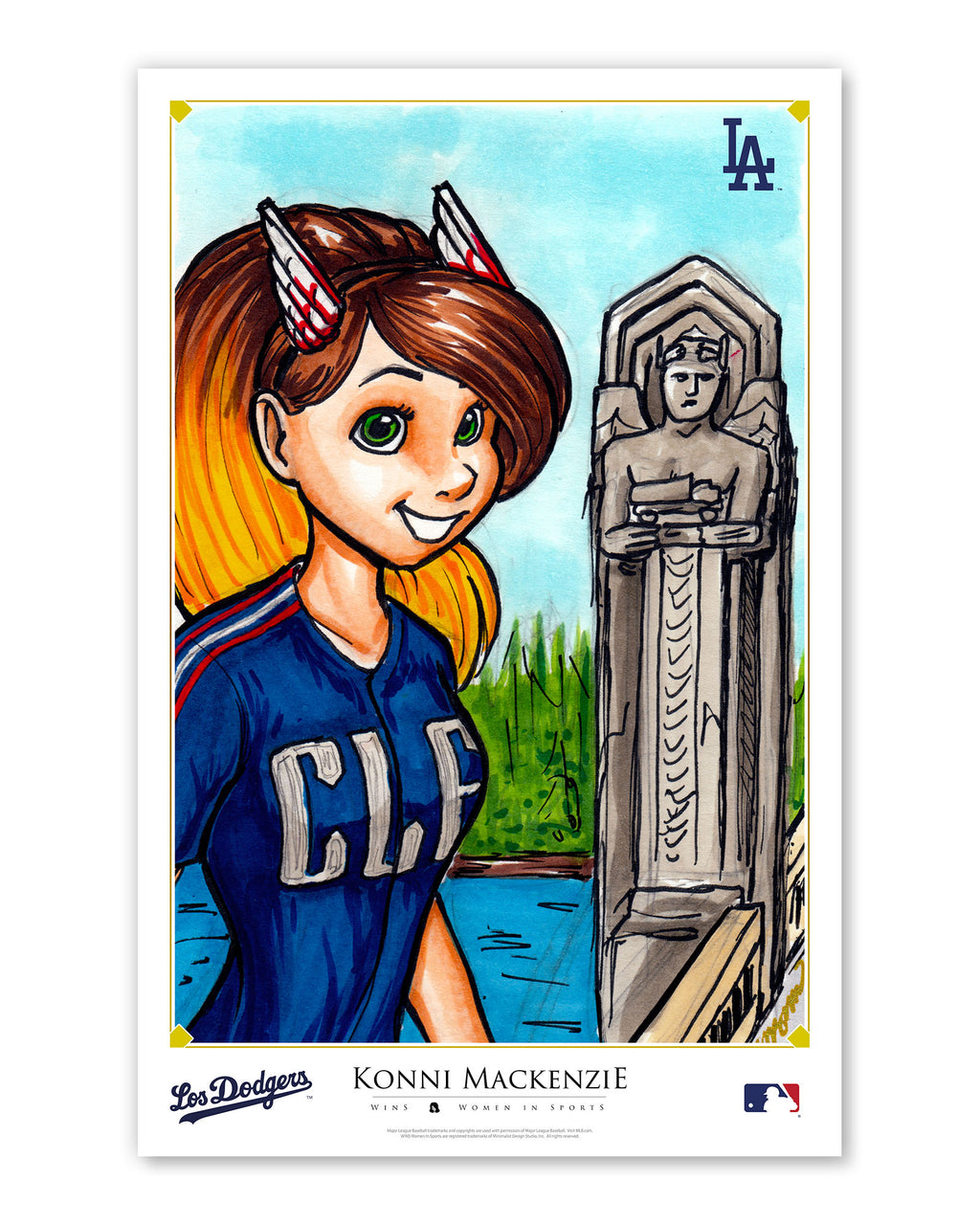 WinS® Cleveland Guardians City Connect - Konni Mackenzie Poster Print ...