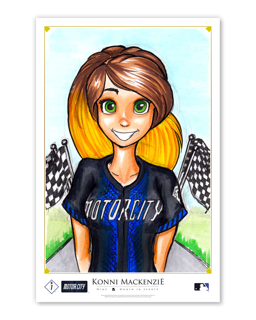 WinS® Detroit Tigers City Connect - Konni Mackenzie Poster Print – S ...