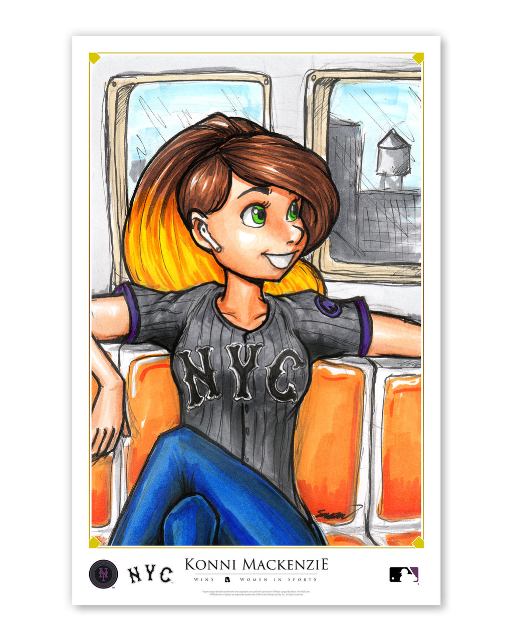 WinS® New York Mets City Connect - Konni Mackenzie Poster Print – S ...