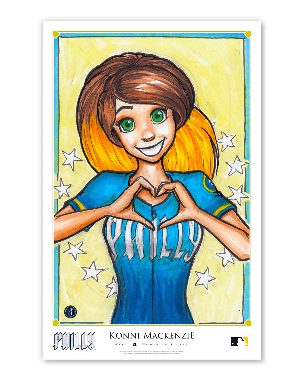 WinS® Philadelphia Phillies City Connect - Konni Mackenzie Poster Prin ...