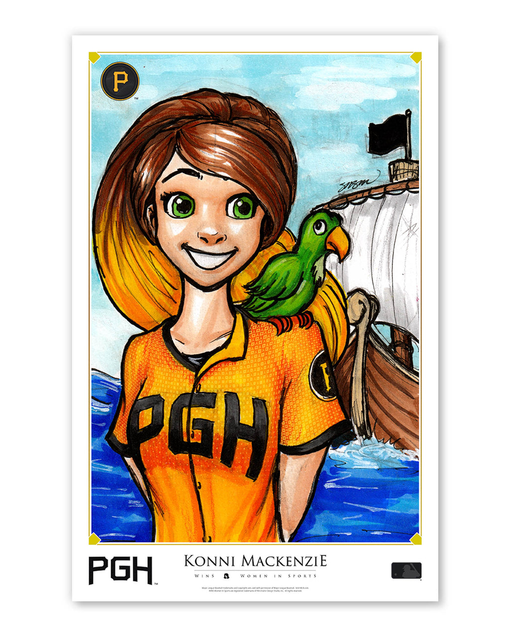 WinS® Pittsburgh Pirates City Connect - Konni Mackenzie Poster Print ...