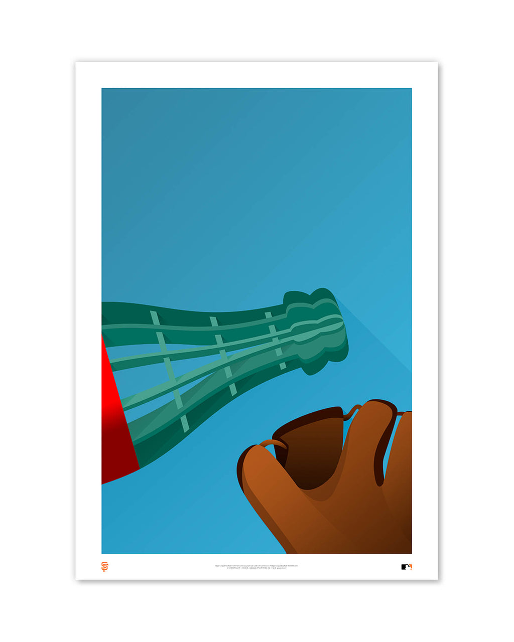 Oracle Park Coke Bottle Art Print | SF Giants – S. Preston Art + Designs