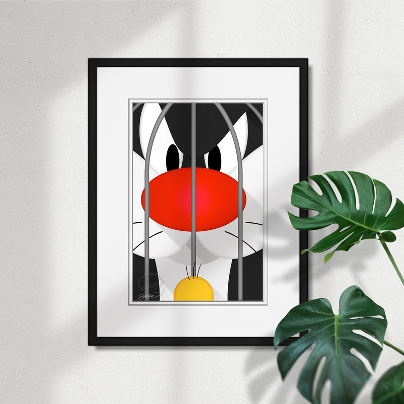 Putty Tat Trouble - Minimalist Looney Tunes Chuck Jones Gallery - S ...