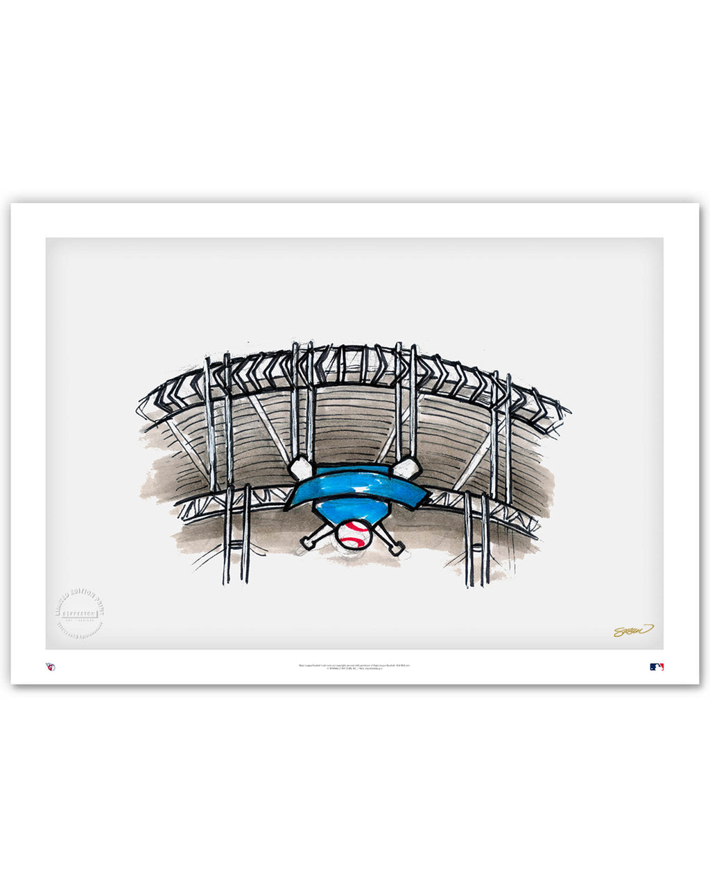 Progressive Field Ink Sketch - Cleveland Indians - by S. Preston – S ...