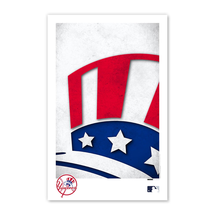 Minimalist MLB Logo - New York Yankees Poster Art Print – S. Preston ...