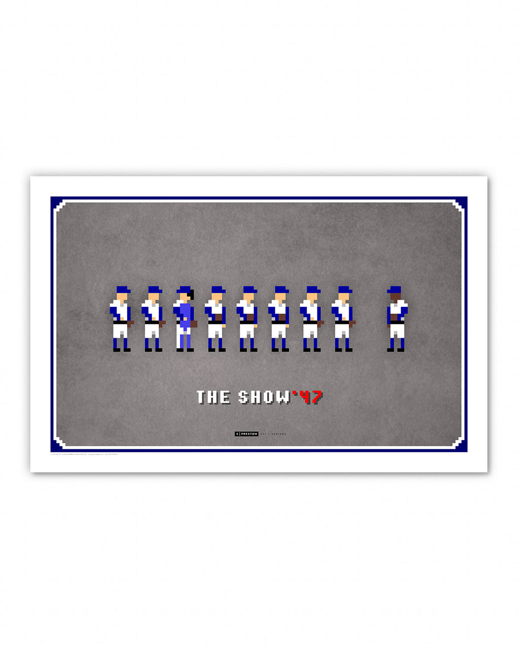 8-Bit Color Barrier Poster Print – S. Preston Art + Designs