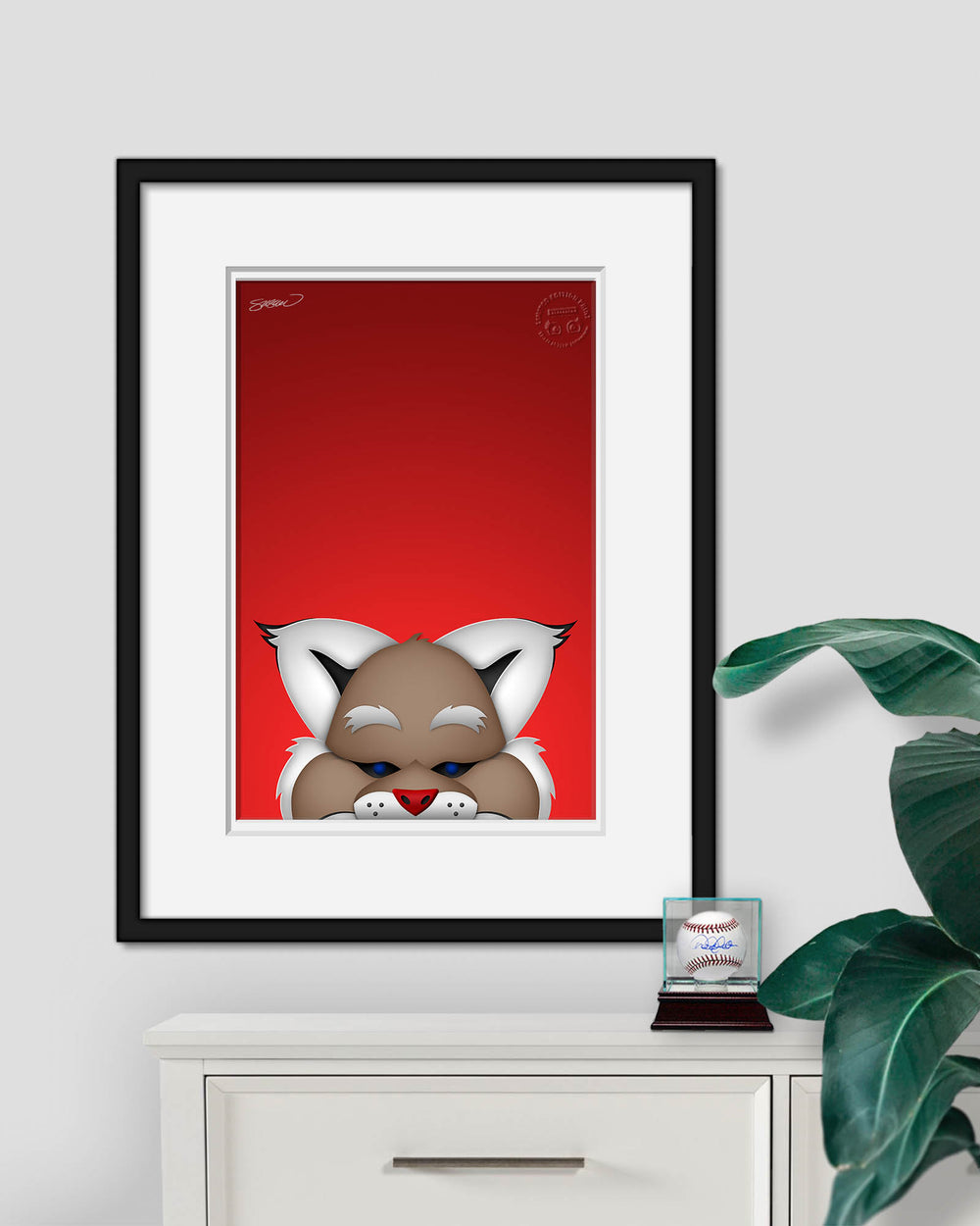 Minimalist D. Baxter the Bobcat Arizona Diamondbacks - S. Preston – S ...