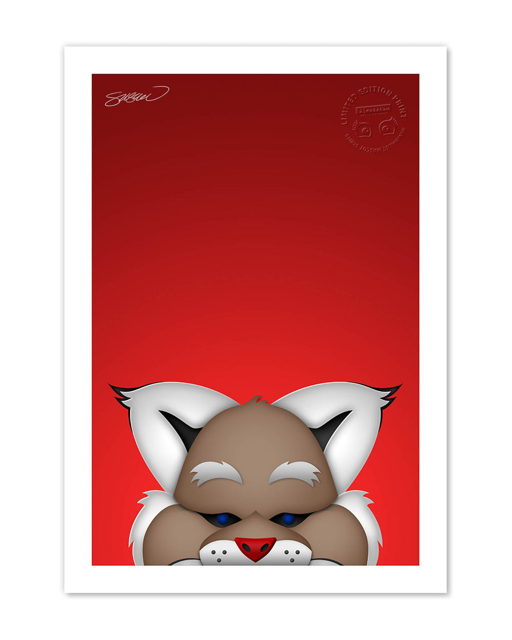 Minimalist D. Baxter the Bobcat Arizona Diamondbacks - S. Preston – S ...
