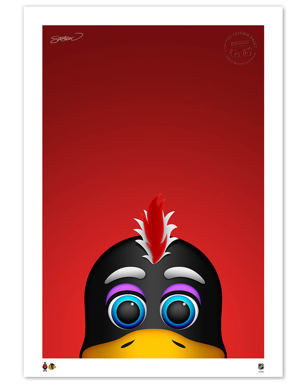 Minimalist Tommy Hawk Chicago Blackhawks - S. Preston – S. Preston Art ...