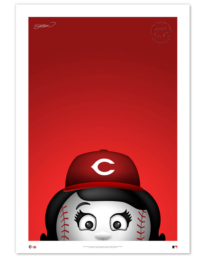 Minimalist Rosie The Red Cincinnati Reds - S. Preston – S. Preston Art ...