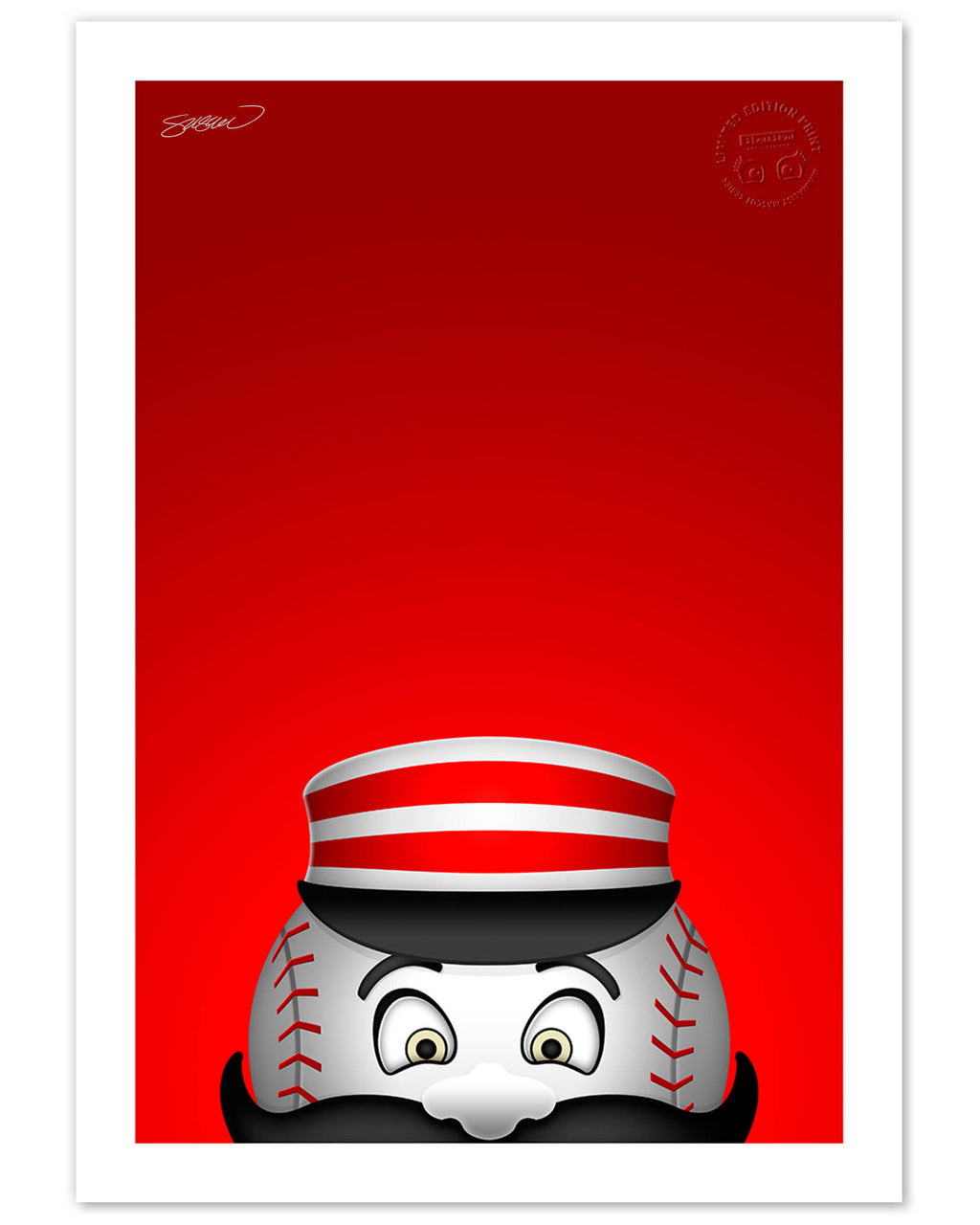 Minimalist Mr. Redlegs Cincinnati Reds - S. Preston – S. Preston Art ...