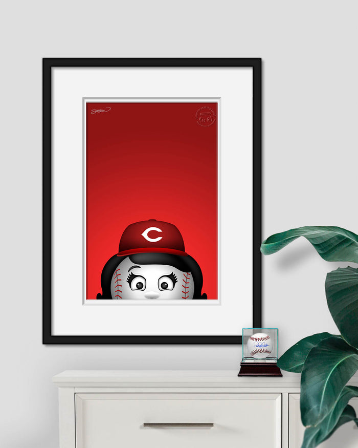 Minimalist Rosie The Red Cincinnati Reds - S. Preston – S. Preston Art ...
