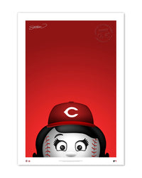Minimalist Rosie The Red Cincinnati Reds - S. Preston – S. Preston Art ...