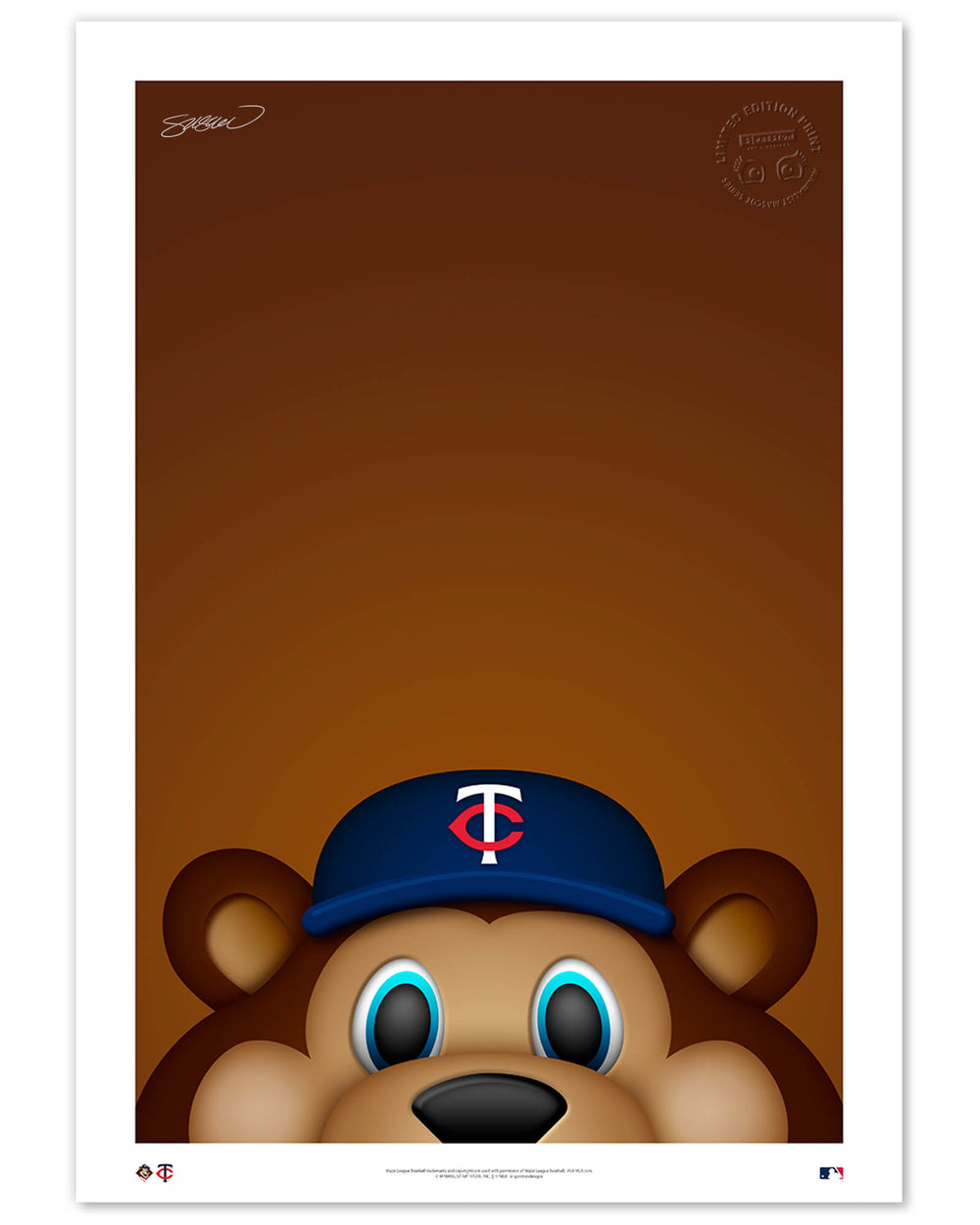 Minimalist T.C. Bear Minnesota Twins - S. Preston – S. Preston Art ...
