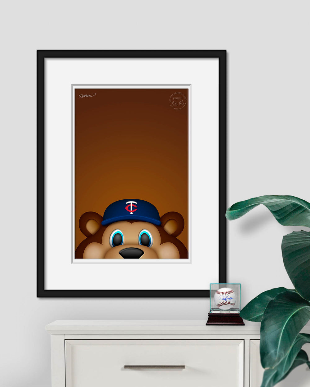 Minimalist T.C. Bear Minnesota Twins - S. Preston – S. Preston Art ...