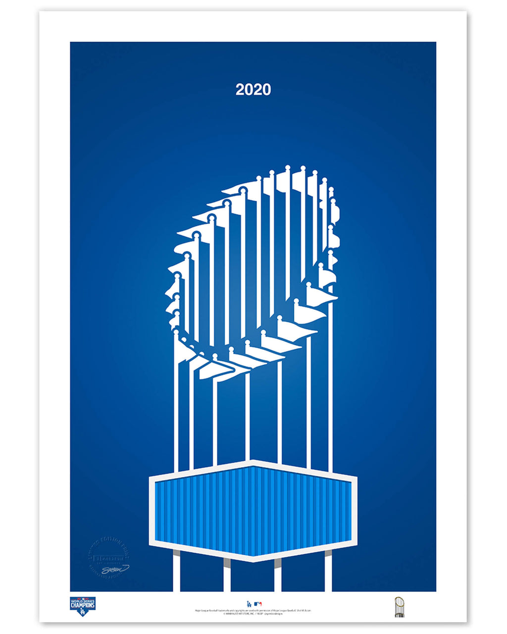Minimalist World Series 2020 - Los Angeles Dodgers - S. Preston – S ...