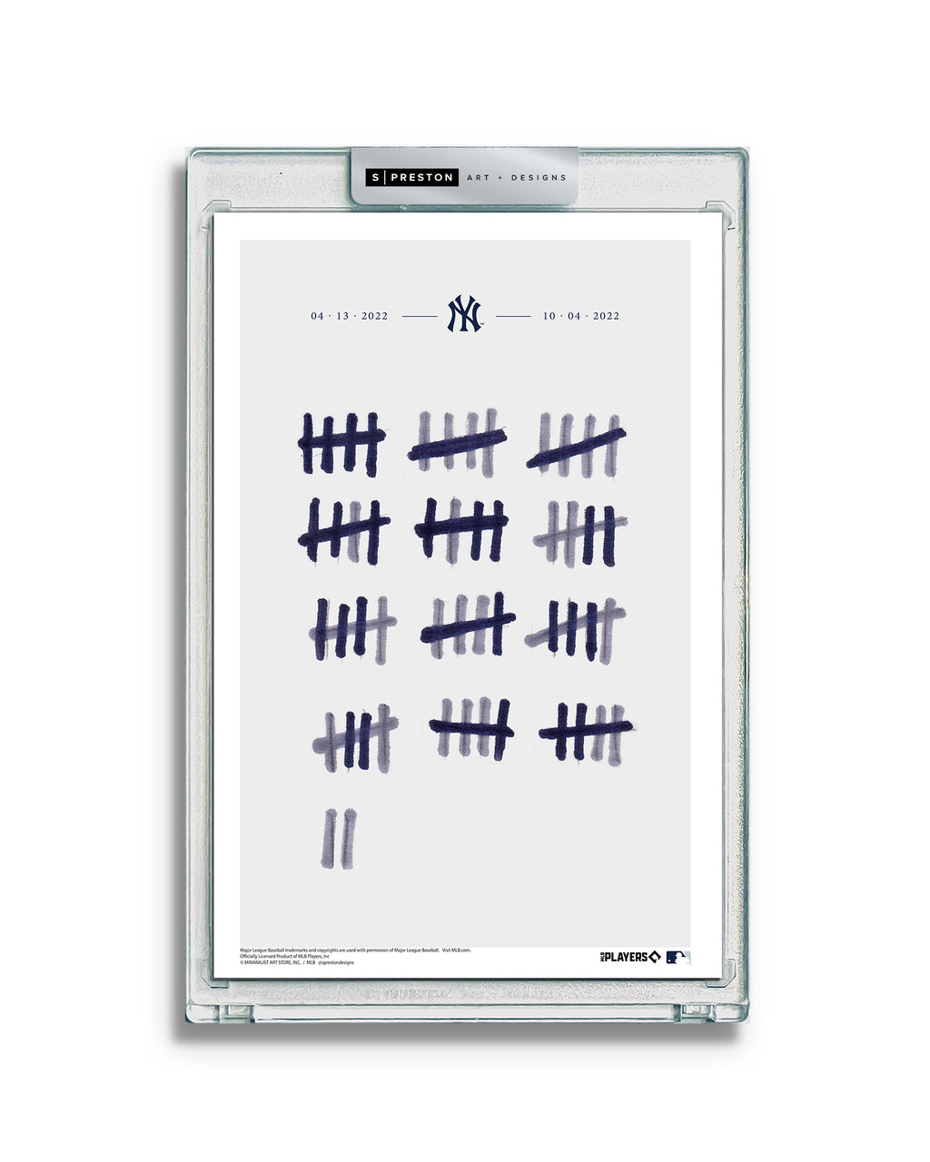 62 Home Runs AL Record Breaker Limited Edition Art Card Slab – S ...