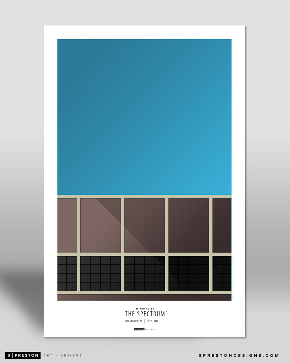 Minimalist Spectrum Poster Print - Philadelphia Flyers – S. Preston Art ...